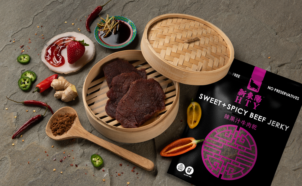 Sweet and Spicy Beef Jerky - HTY USA